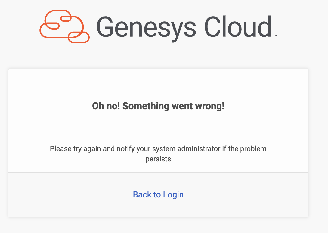 Genesys Cloud - Main - Genesys